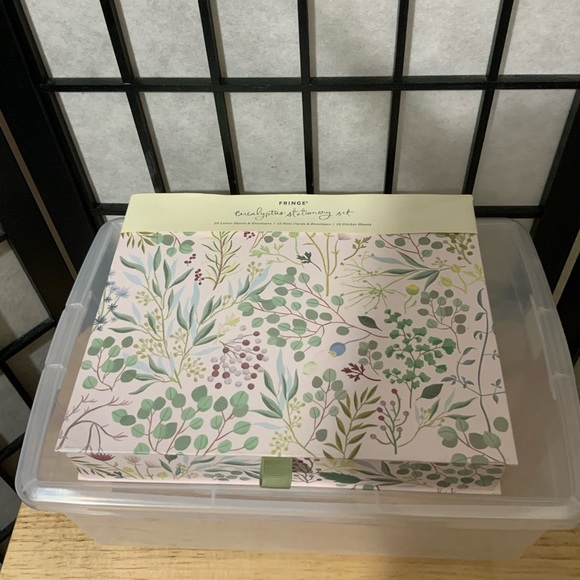 Fringe Studio | Office | Nwt Fringe Eucalyptus Stationery Set W2 Letter ...